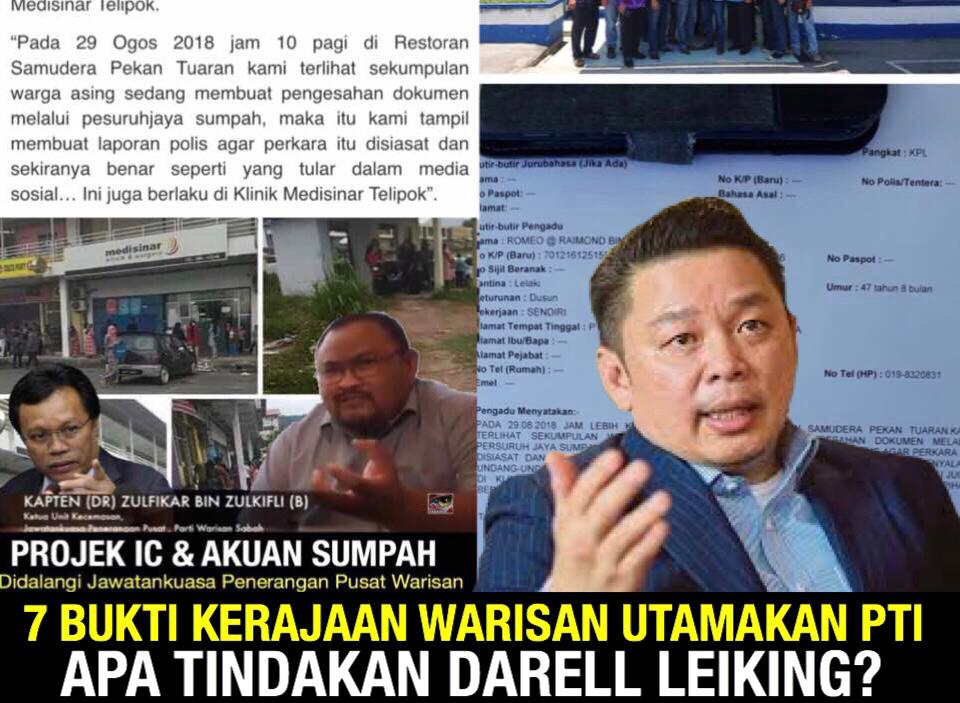 7 Bukti Kerajaan Warisan utamakan PTI mengapa Darell Leiking nafi dan ...