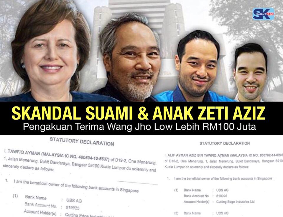 SD Suami, Anak Zeti Aziz bukti Bekas Gabenor BNM Terima Rasuah Jho Low ...