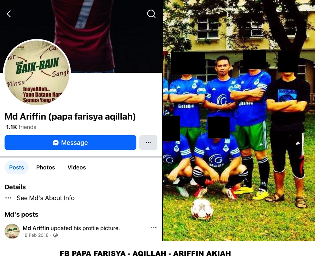 Kes Zara: Terbukti Farisya Maisara bukan anak Datuk Mohd Arifin Arif tapi anak Mohd Ariffin Akiah!